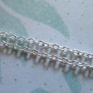 Finished Chain, 24 Inch, 925 Sterling Silver, Thick Cable Chain, 2x1.5 ...