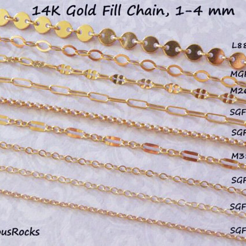 Gold Filled Chain - Etsy