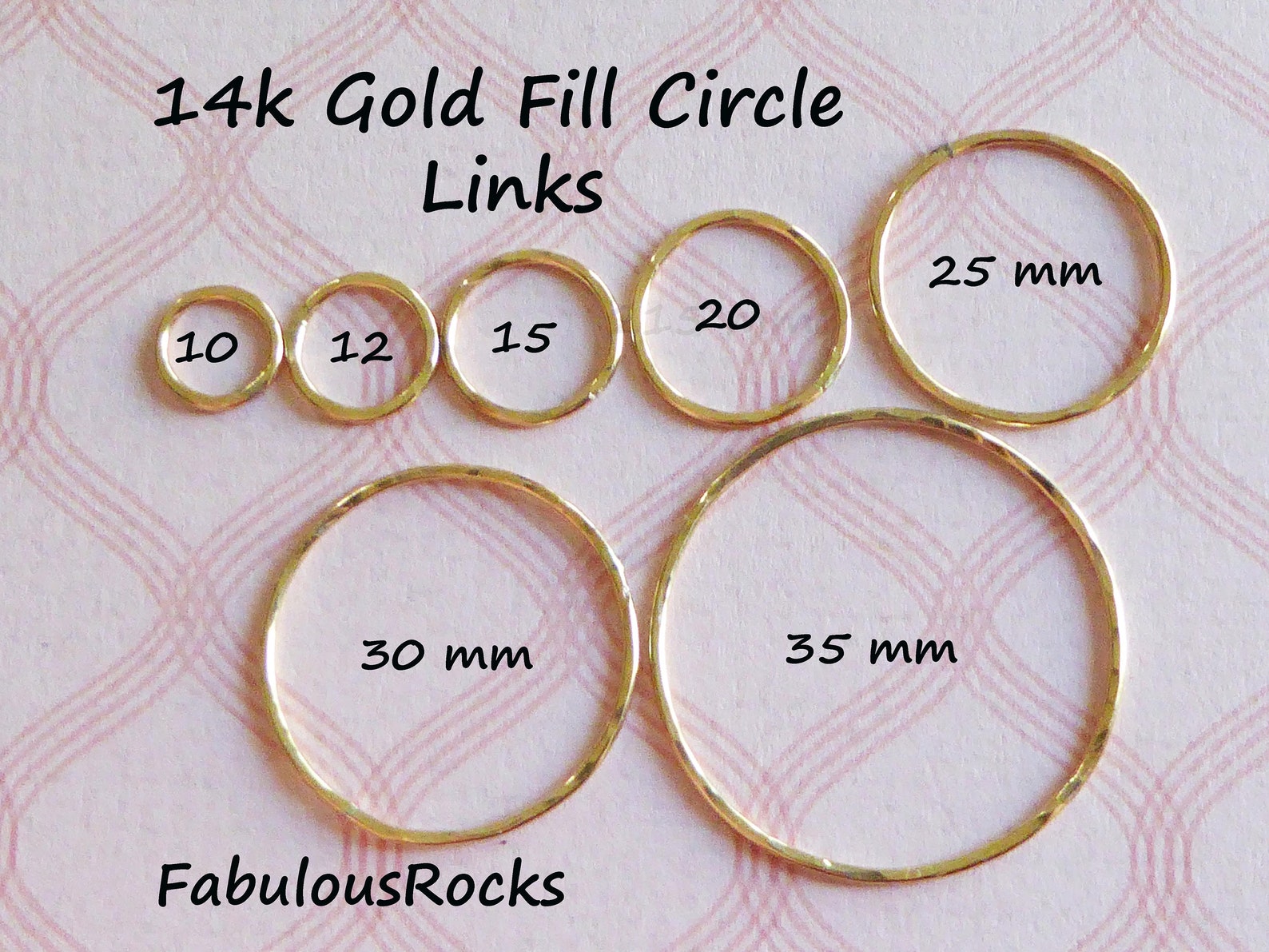 Hammered Infinity Circle, 14k Gold Filled or Sterling Silver, Multiple ...