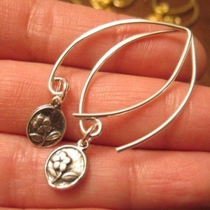 1-10 Pcs, FERN LEAVES Vine Charms Pendants, Oxidize Sterling Silver ...