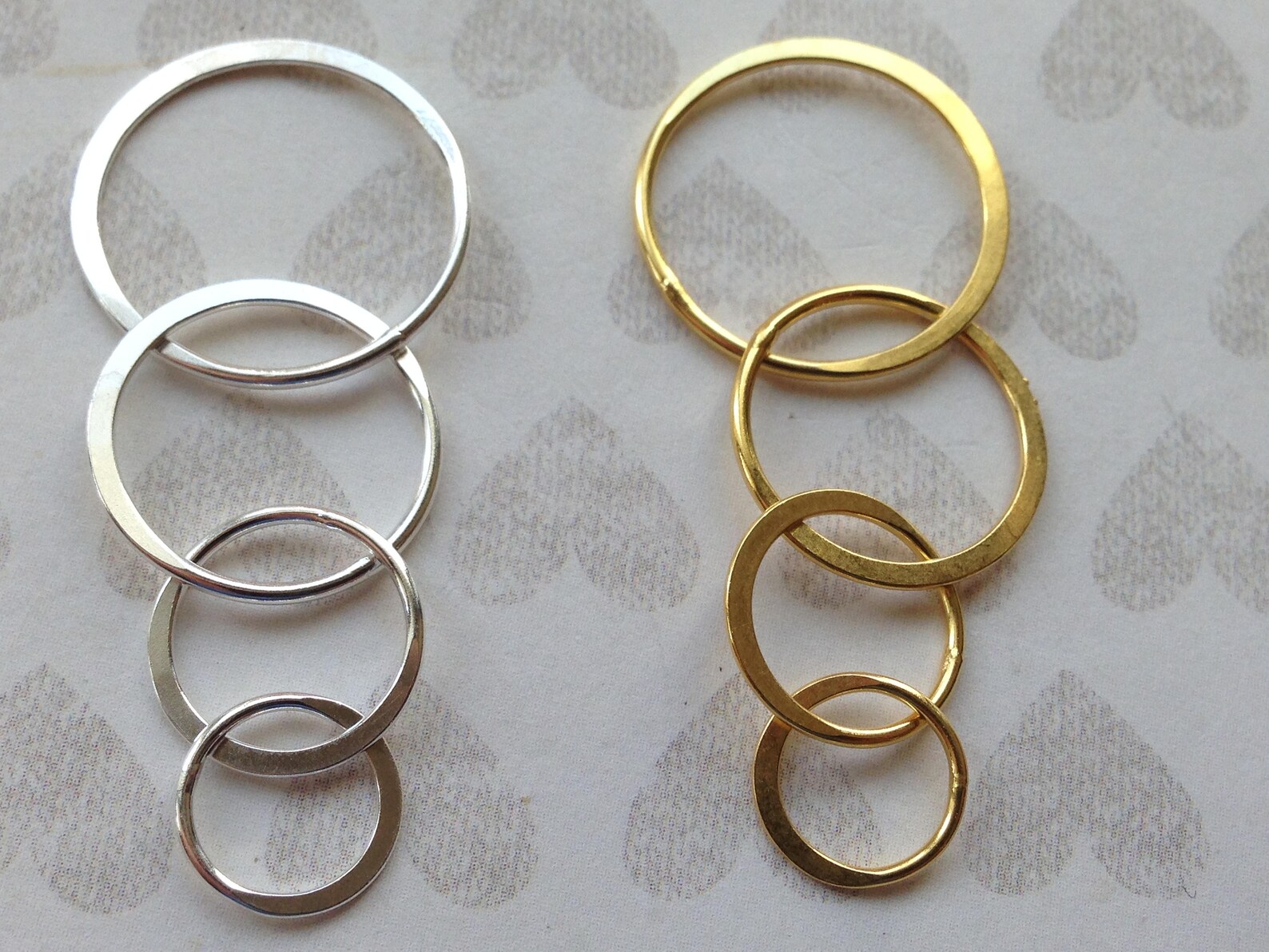 Eternity Infinity Circle Link Connectors Four Linked Circles | Etsy