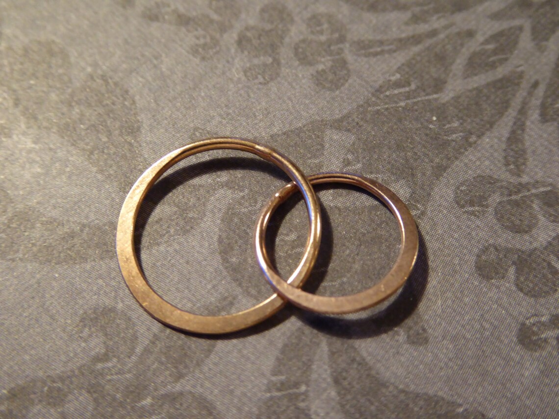 1-25 Pc Rose Gold Links Connectors Eternity Rings Double - Etsy