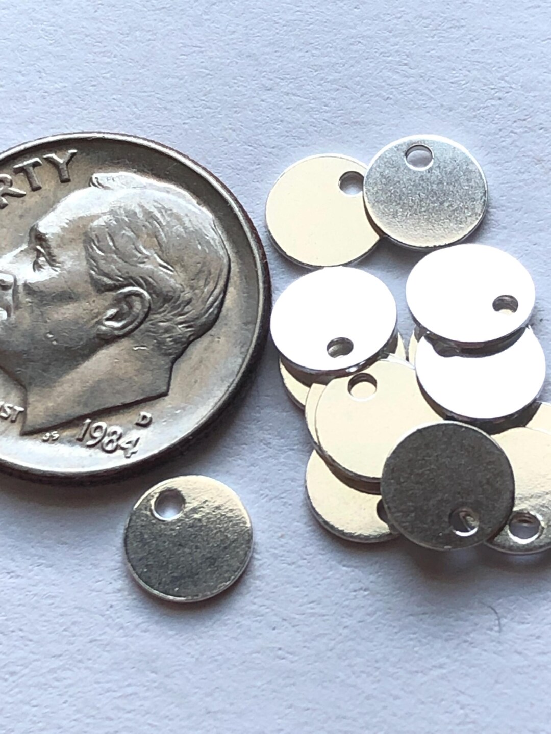 6mm Sterling Silver Stamping Blanks, 24 Gauge Metal Discs - Etsy