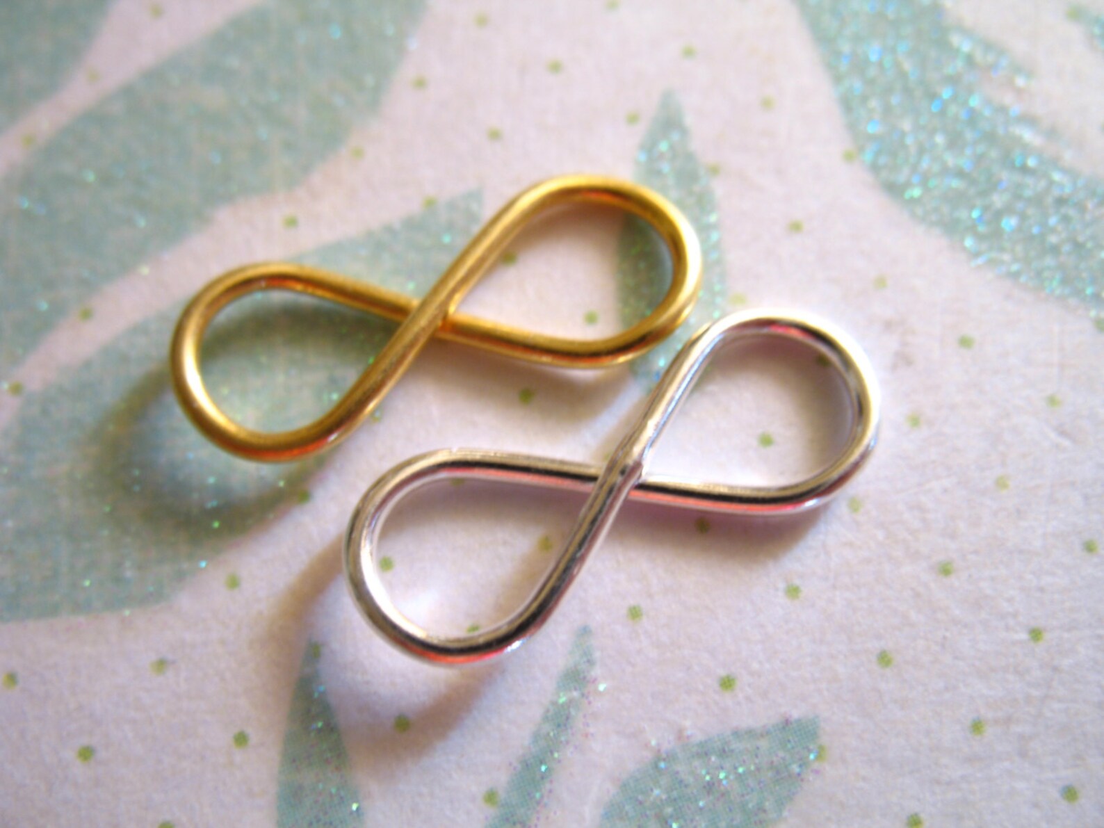 1-10 Pc INFINITY Links Connectors Pendant Charm Teardrop | Etsy