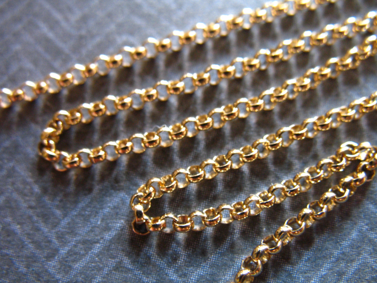 14kt Gold Filled Chain Bulk 1.5 mm ROLO Chain wholesale bulk | Etsy