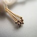14k Gold Filled Headpins Ball Head Pins, 10 Pcs Bulk, 24 Gauge Ga G, 37 ...