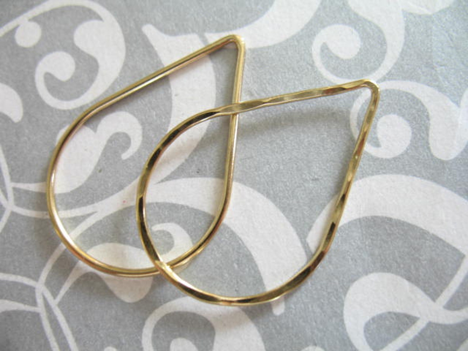 1 to 10 Pcs / Teardrop Link Tear Drop Link Connectors Earring | Etsy