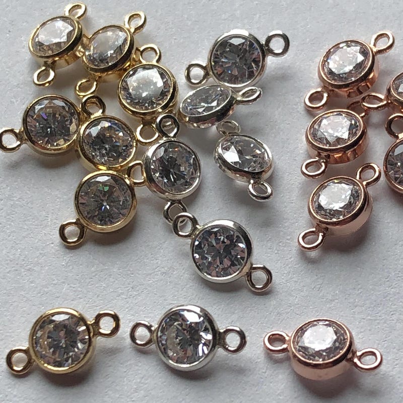 Rhinestone Connector - Etsy