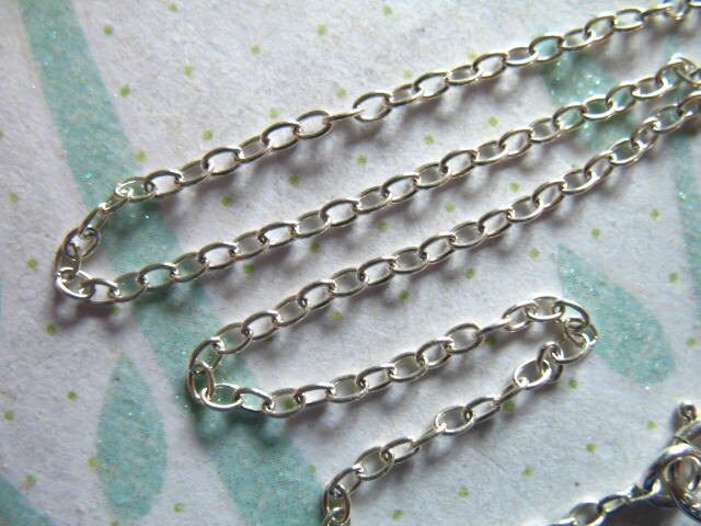 Silver Cable Chain 2.3x1.65 Mm 925 Sterling Silver / 1-500 - Etsy