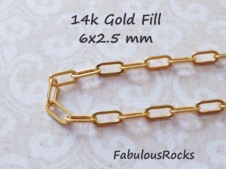 1 to 100 Ft Elongated DRAWN CABLE Paper Cliip Chain 6x2.5 Mm | Etsy