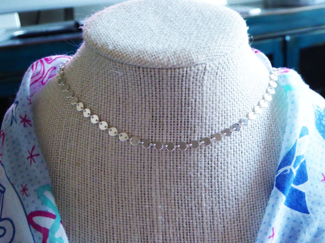 4 Mm Sequin Disc Chain Wholesale 14k Yellow Gold Fill, Rose GF, or ...