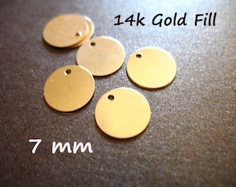 Gold Filled Stamping Blanks | Etsy