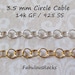 Gold Circle Cable Chain Bulk 14k Gold Filled Chain 3.5 Mm - Etsy