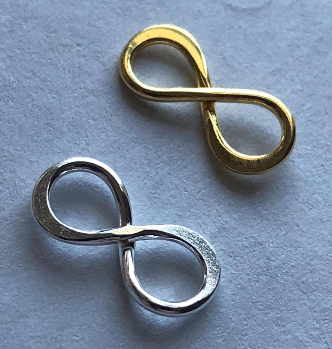 24k Gold Vermeil Infinity Charms, Figure 8 Connector (11.5x5 Mm) - Etsy