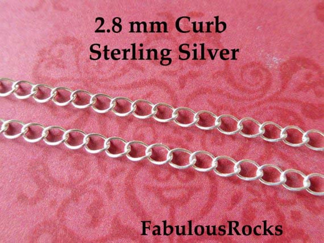 1 to 100 Feet / Jewelry Supplies CURB Chain Unfinished - Etsy