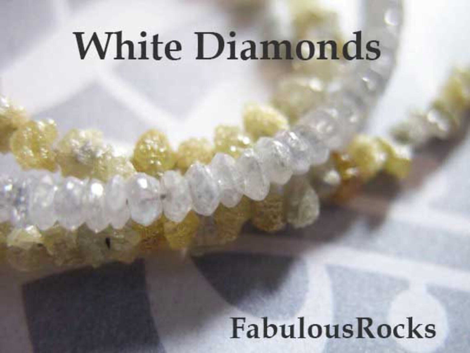 5-50 Pcs / 2-2.5 Mm White DIAMOND Beads Diamond RONDELLE / | Etsy