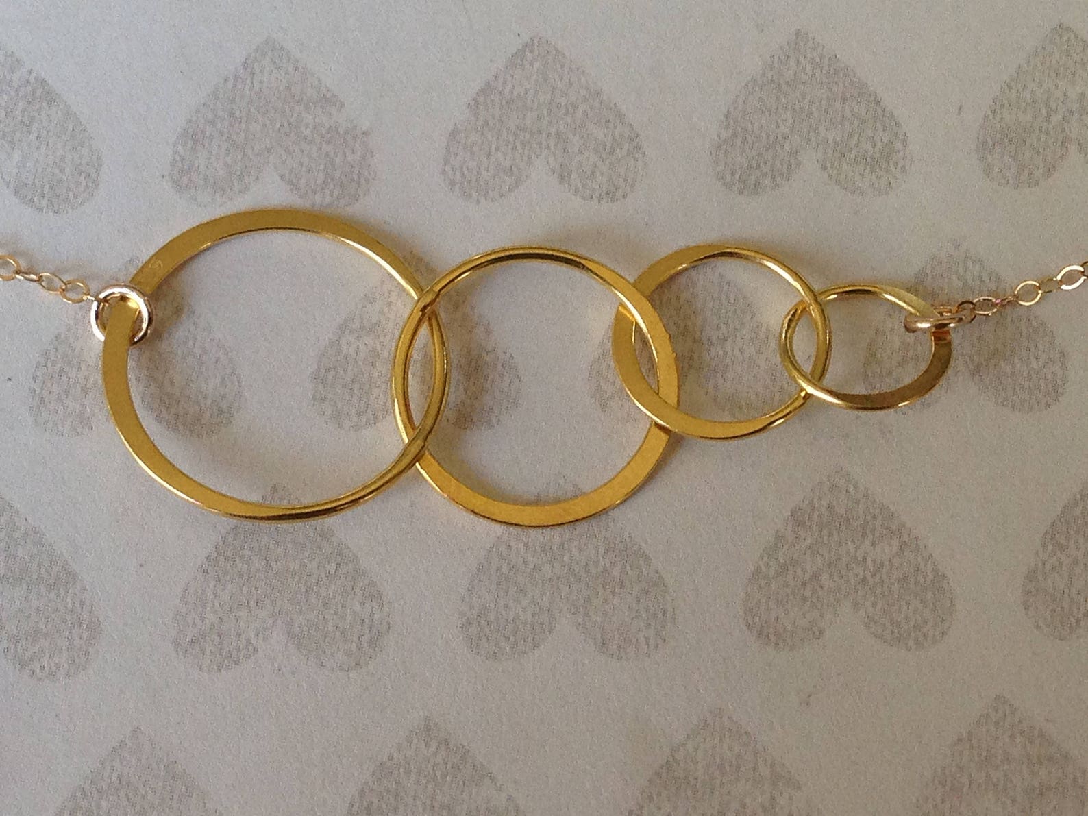 Eternity Infinity Circle Link Connectors Four Linked Circles | Etsy