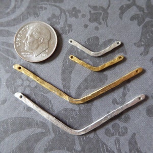 CHEVRON Pendant Charm Link Connector Bar, 1-10 Pcs / 14k Gold Filled or ...