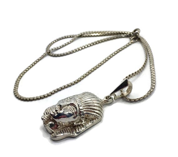 Egyptian Necklace, Sterling Silver, Cleopatra, King T… - Gem