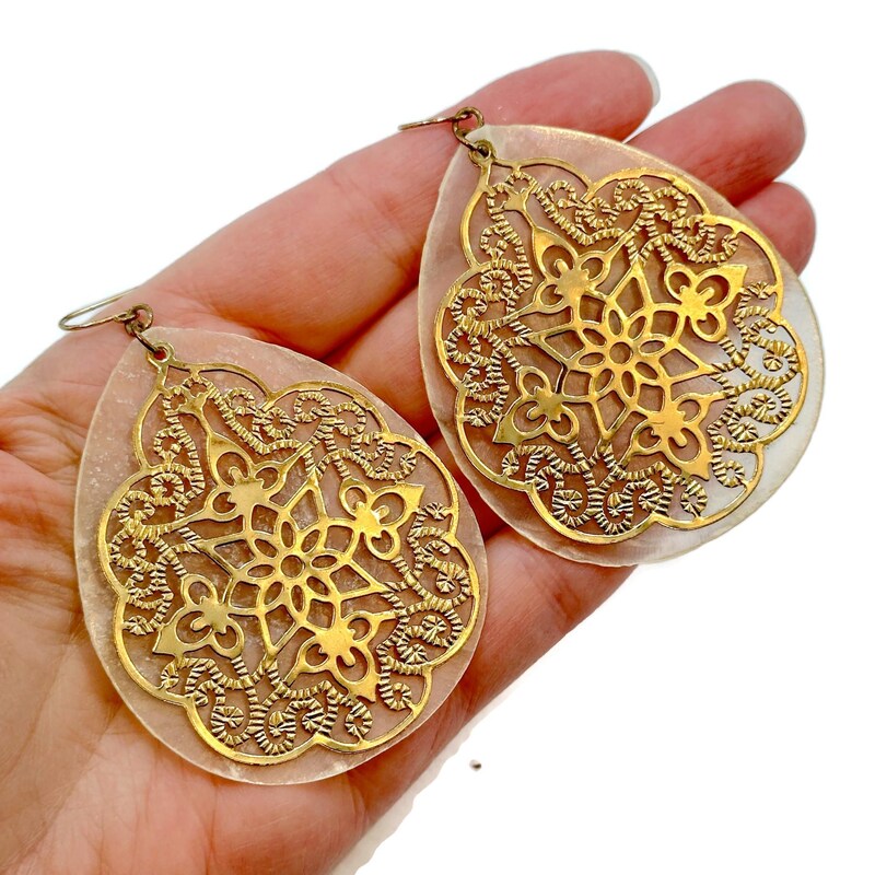 Capiz Shell Jewelry - Etsy