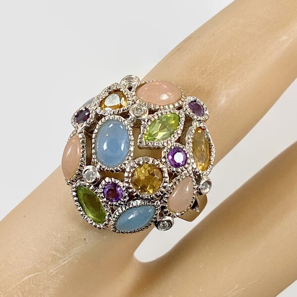 Pastel Stone Ring - Etsy