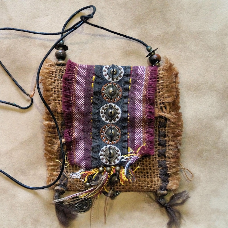 Fabric Amulet Necklace - Etsy