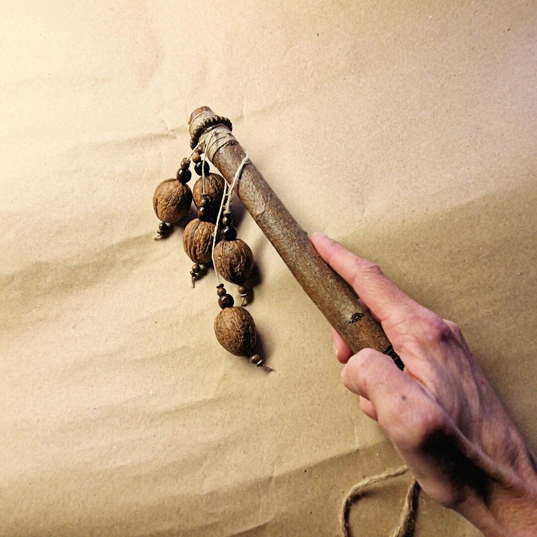 Talking Stick Nut Nature Family Sharing Communication Musical Stick - Etsy