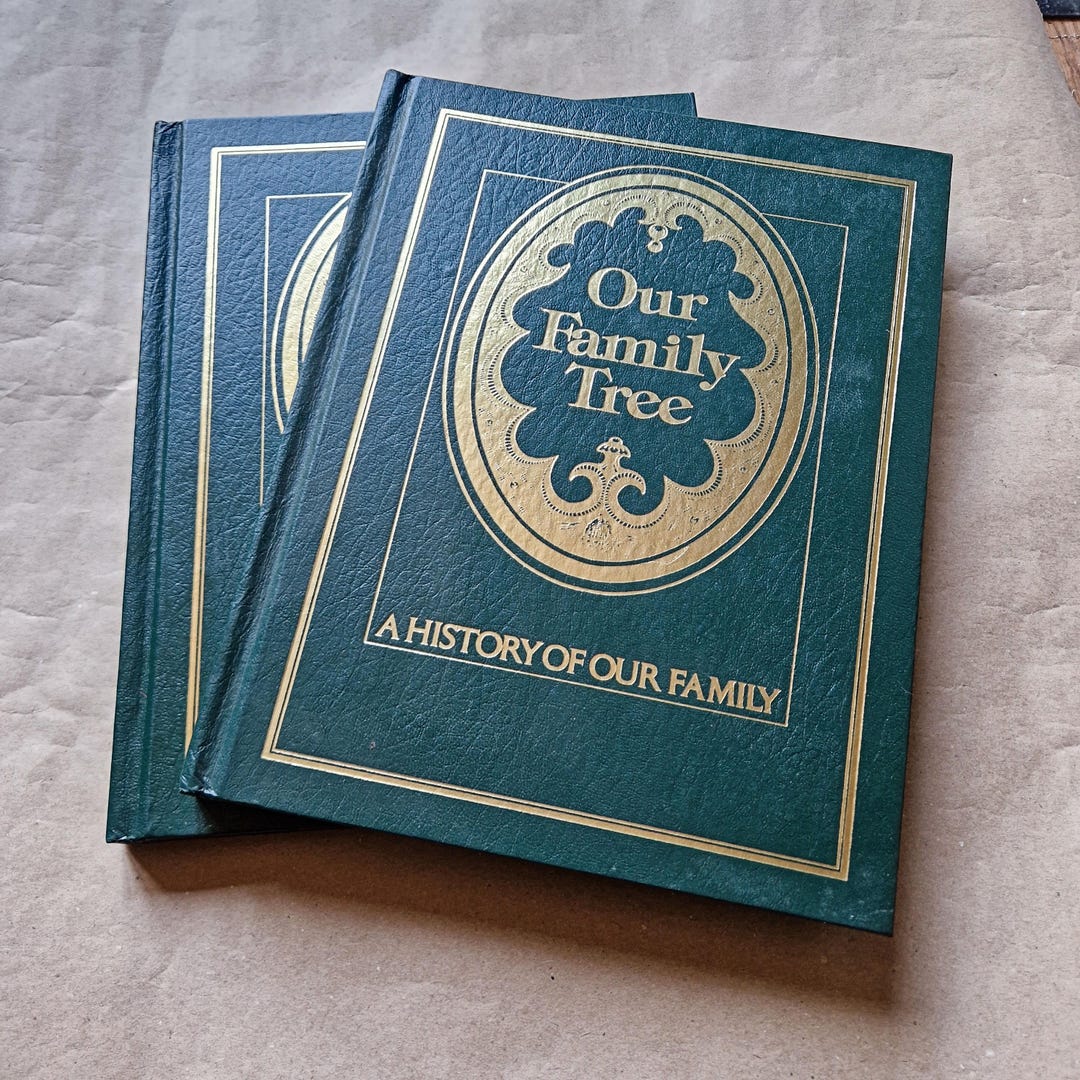 Our Family Tree Book, 1977 Edition. Vintage Genealogy Book, Original ...
