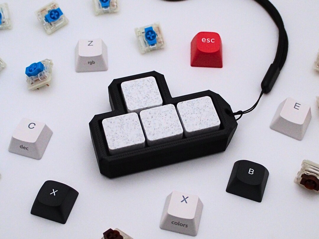 Mechanical Fidget Keyboard W/ Keycaps WASD Custom Colors W/ Real ...