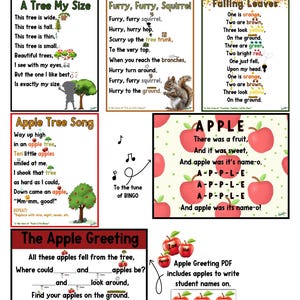 Tree Unit Bundle: Preschool & Kindergarten Activities (printable PDF ...