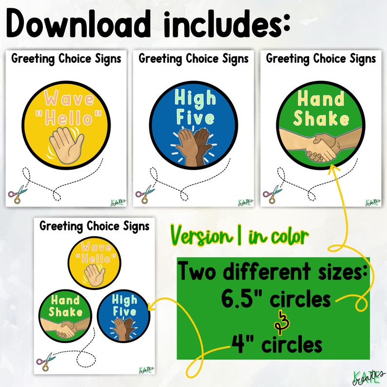 Classroom Greeting Signs, Customizable Hello Types, Classroom ...