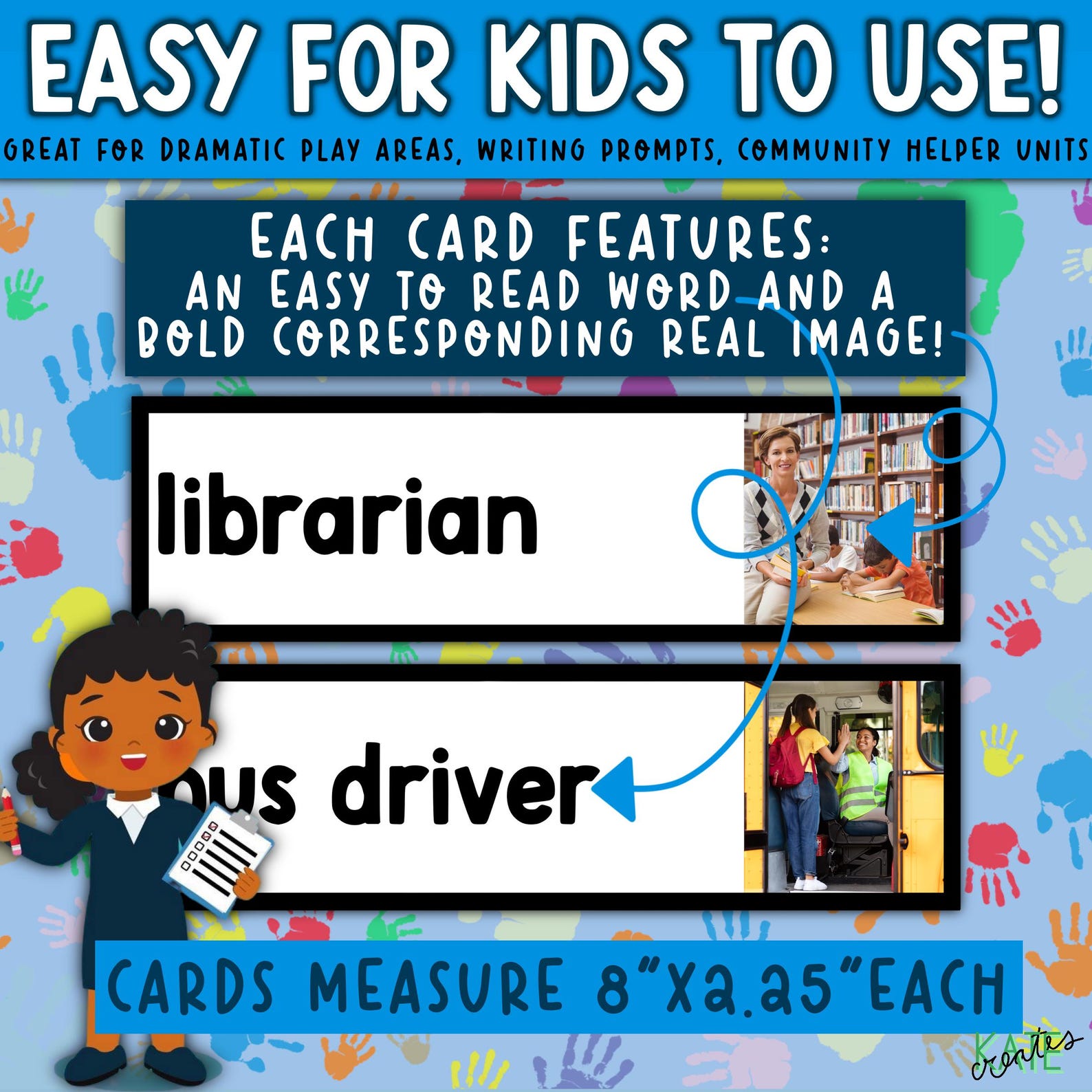 Community Helpers Word Cards: Real Photo Vocabulary for Preschool ...