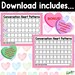 Valentine’s Day Conversation Heart Pattern Mats | Printable Patterning ...