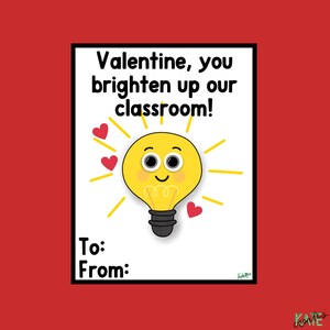 Teacher Valentines for Students Printable Valentine Cards Cute ...