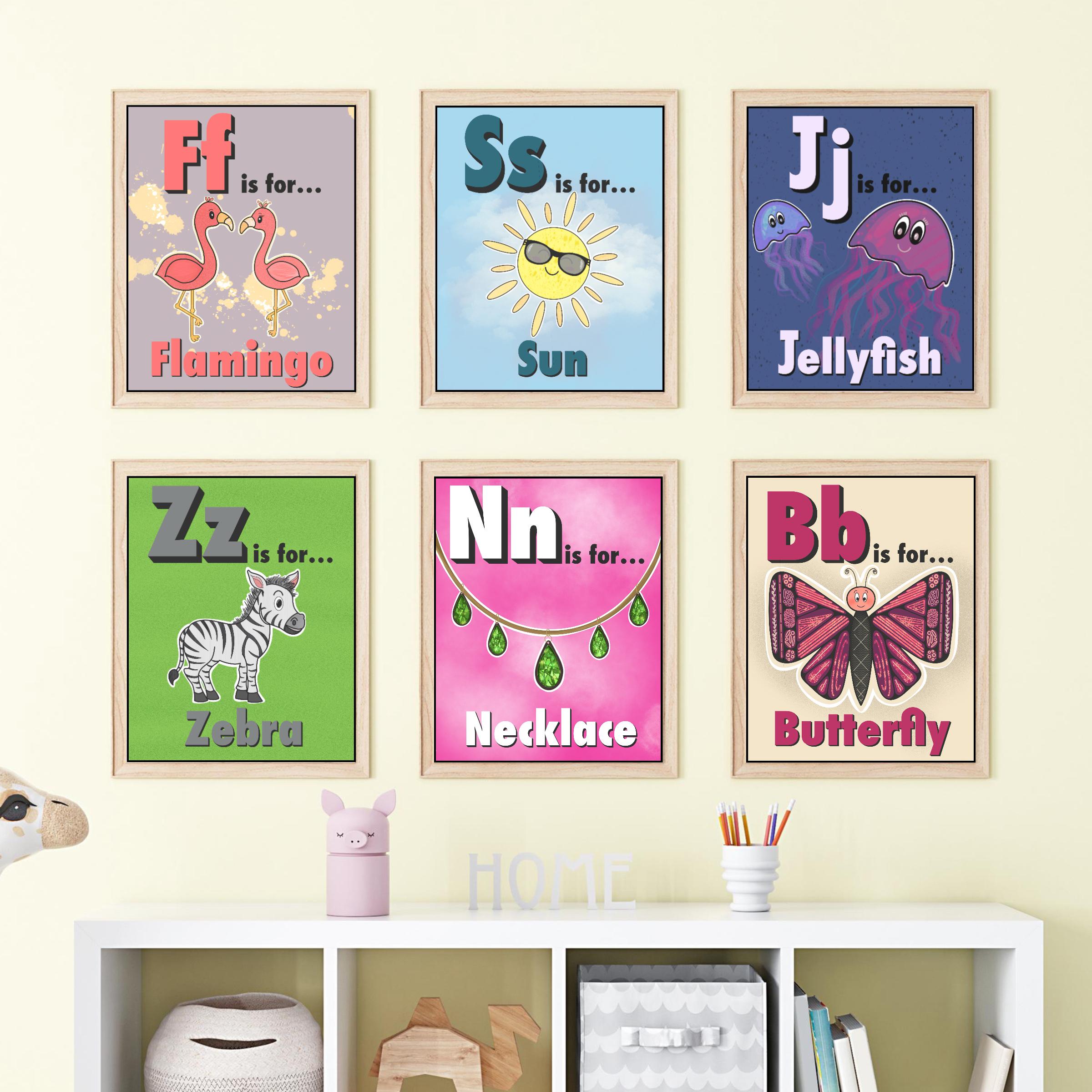 Alphabet Printables: A-Z Classroom Posters, Uppercase & Lowercase (PDF ...