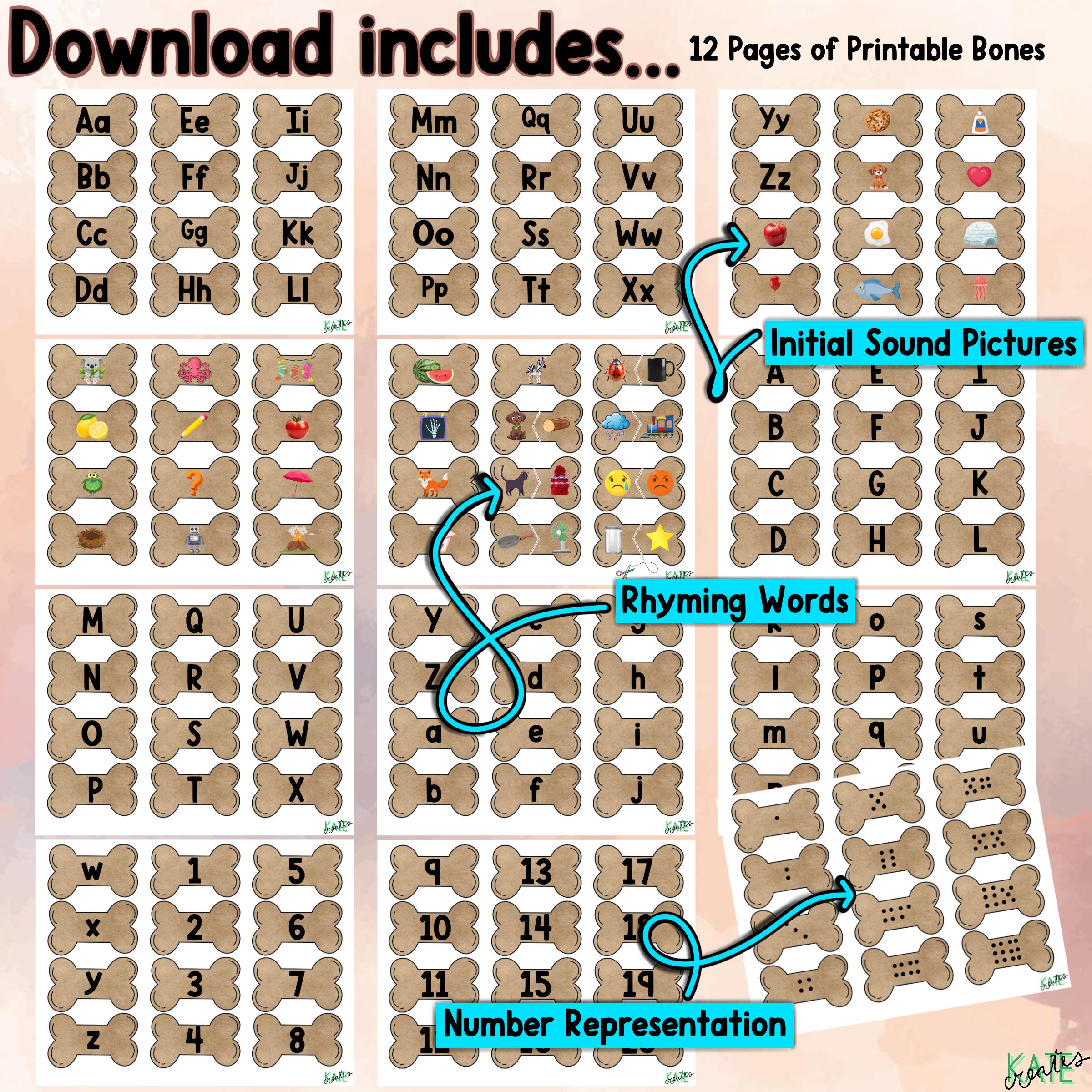 Feed the Puppy Printable Activity- Pet Study Creative Curriculum, Prek ...