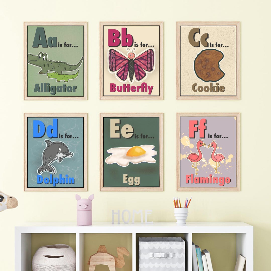 Alphabet ABC Cards, Alphabet Posters, Classroom Alphabet, Homeschool ...