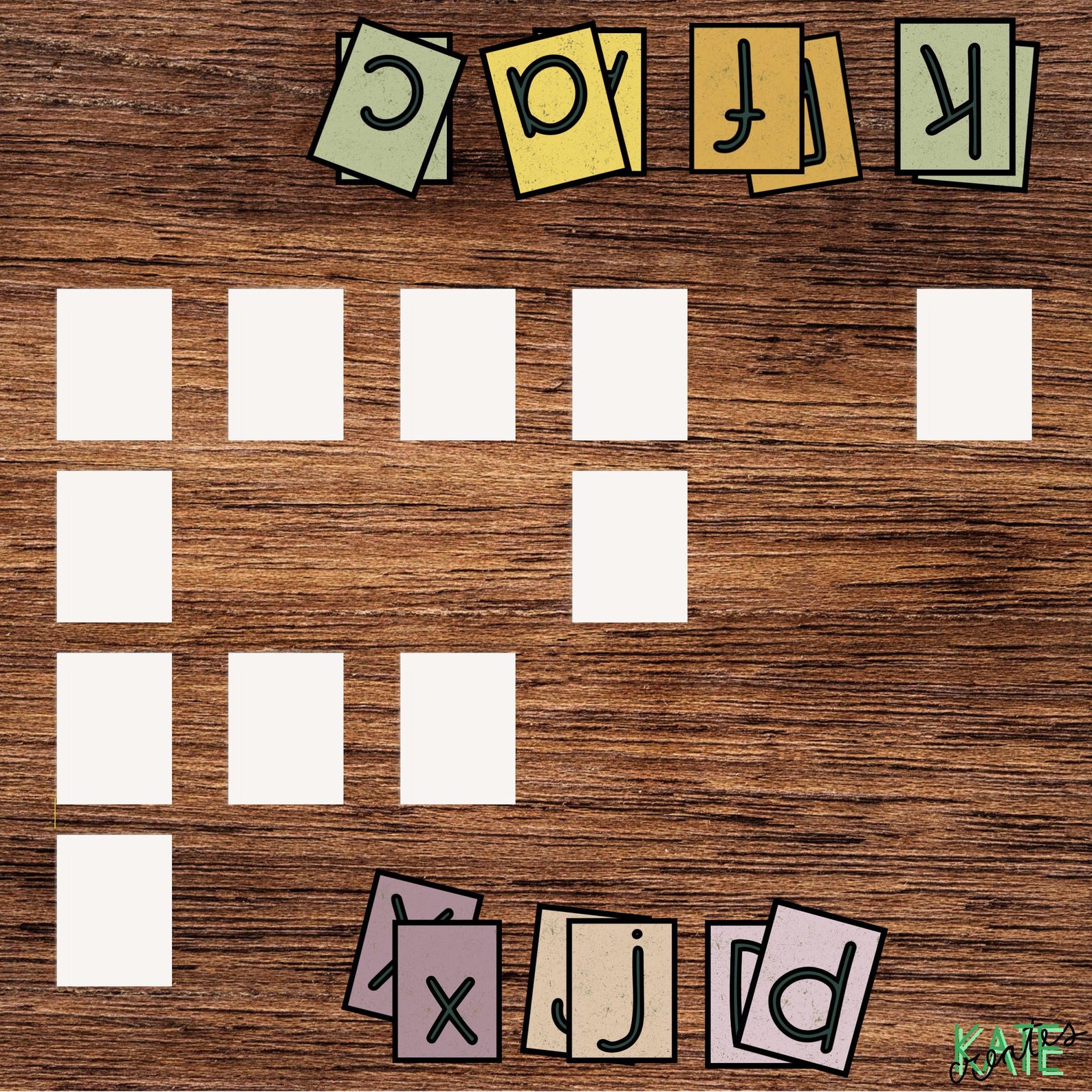 Alphabet Matching Game: Pre-k Letter Activity (printable PDF) - Etsy