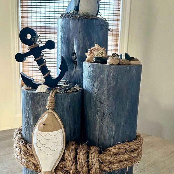 Pilings With Rope - Etsy