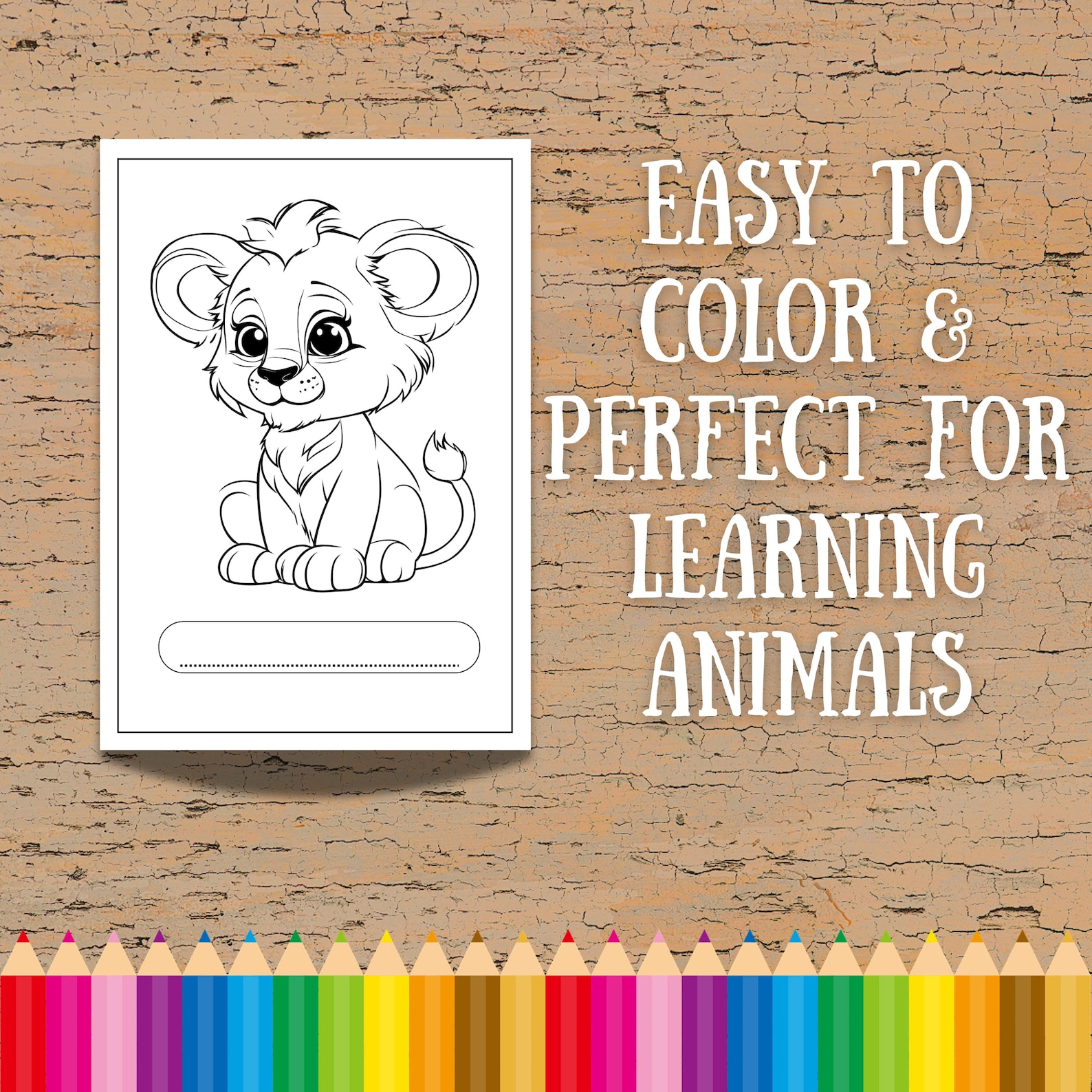 50 Wild, Farm & Pet Animals Coloring Pages for Kids | Farm Coloring ...