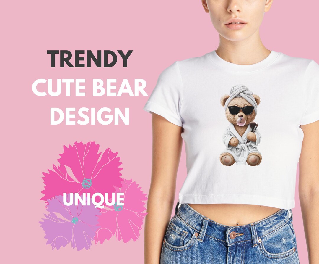 Cute Bear PNG - Adorable Bear Design for Couples, Perfect for Men ...