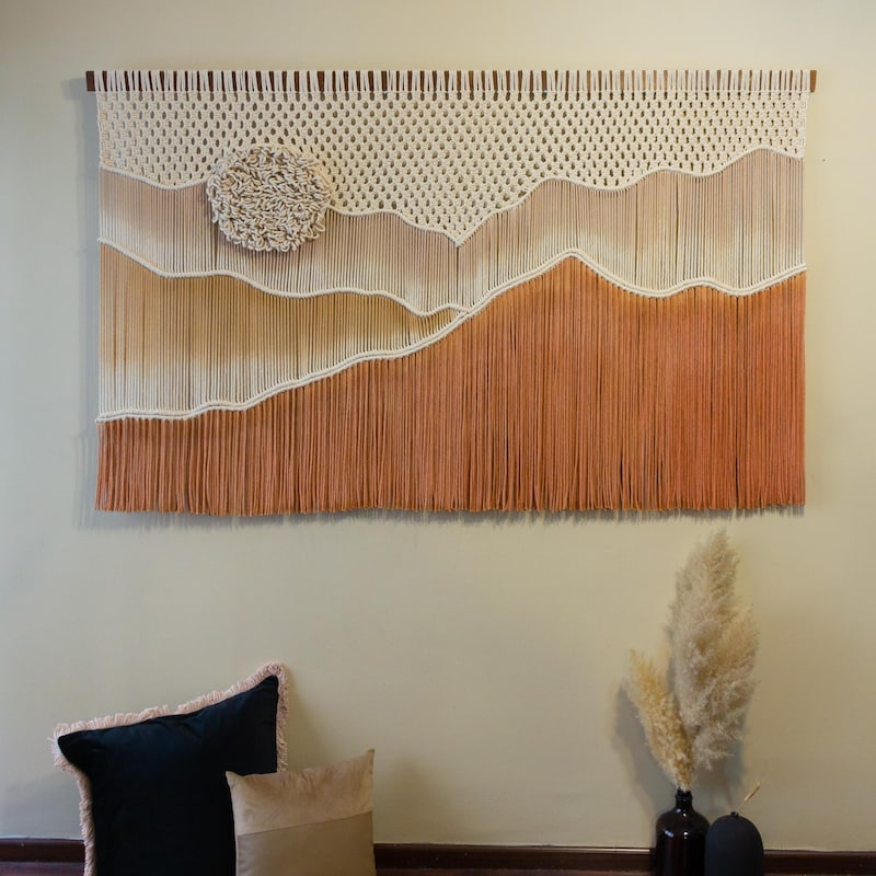 Large Macrame Art - Etsy