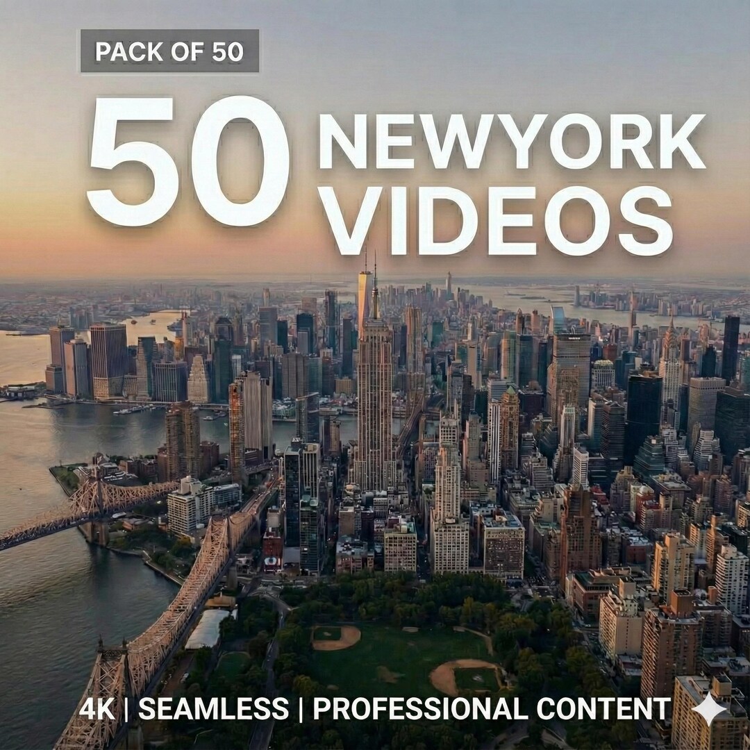 New York City Loop Videos | 4K NYC B-roll for Creators | Cinematic ...