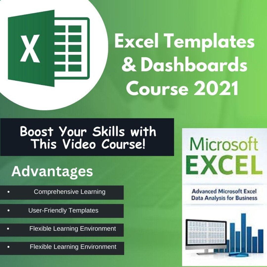 Learn Excel Templates & Dashboards Course 2021,video Course, Excel ...