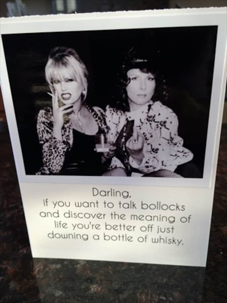 Ab Fab Meaning of Life - Etsy