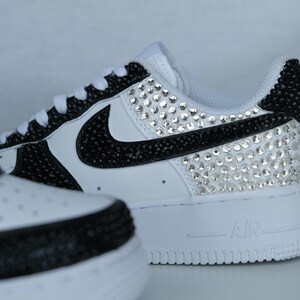 Bejeweled Air Force 1 • Blinged Out Sneaker • AF1 With Rhinestone ...