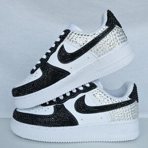 Bejeweled Air Force 1 • Blinged Out Sneaker • AF1 With Rhinestone ...