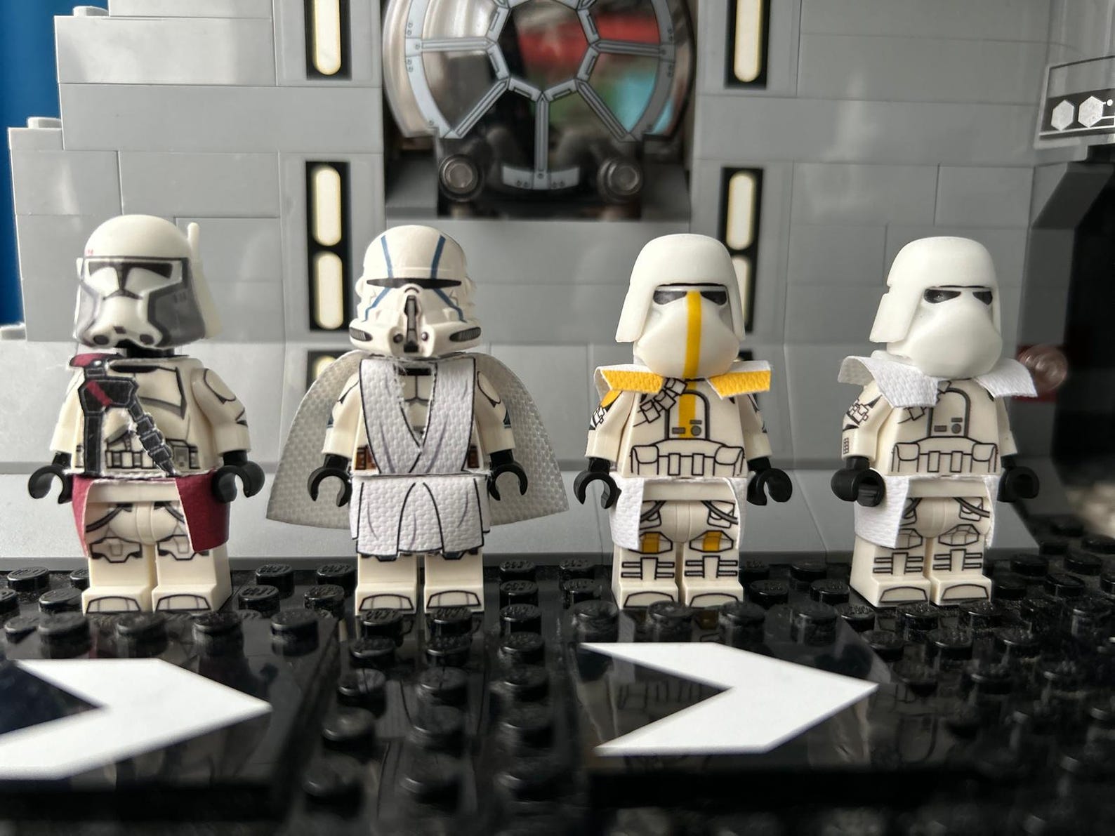 Custom Lego Clone Trooper, Arc Trooper, Airborne, Commander Bacara ...