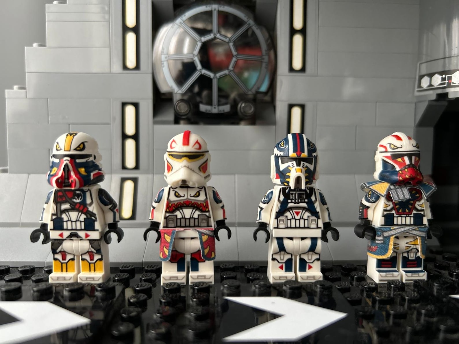 Custom Lego Clone Trooper, Arc Trooper, Airborne, Commander Bacara ...