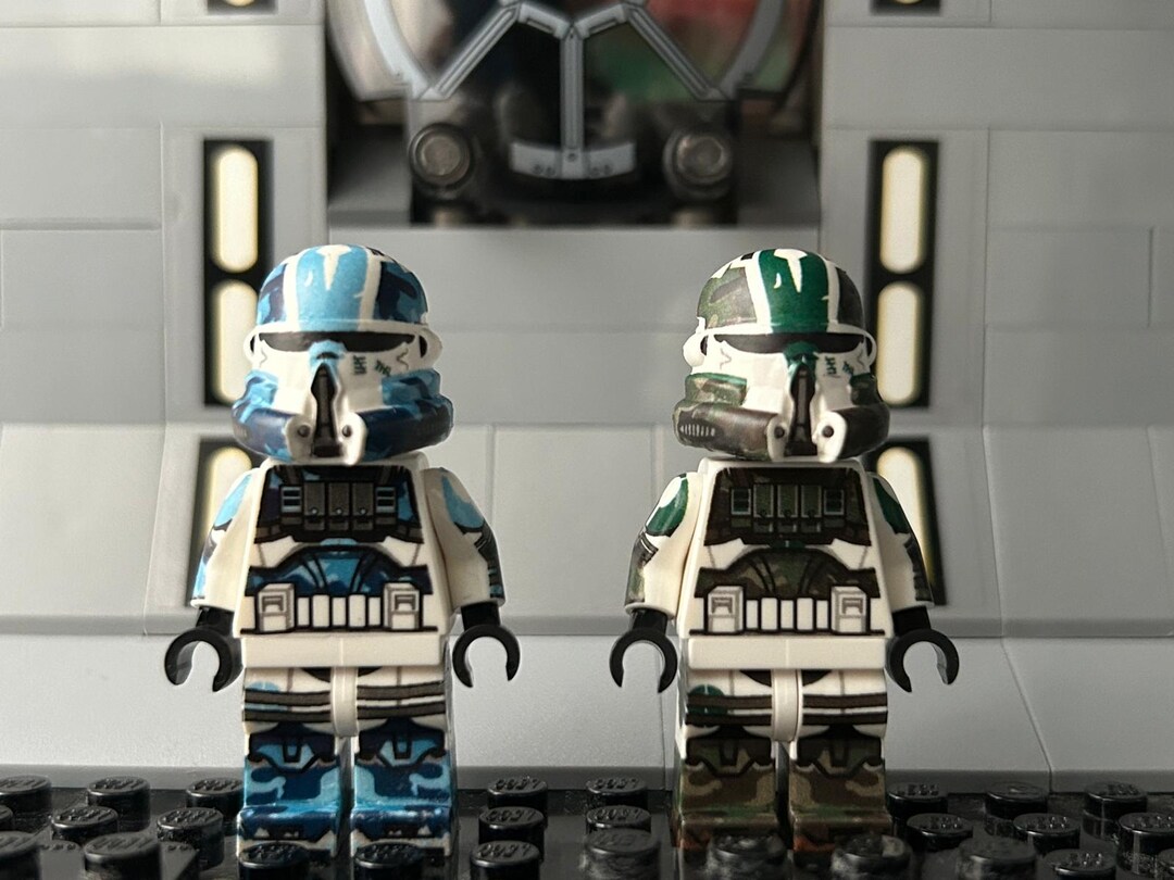 Lego Custom Clones: Limited Edition Airborne Commander Neyo (ice Blue ...